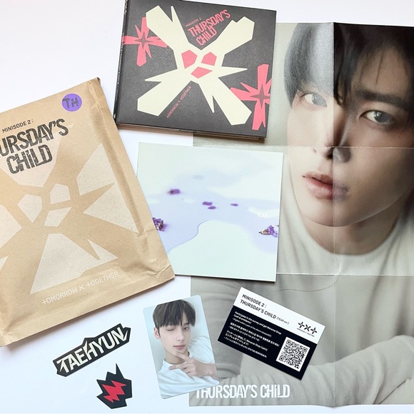 Media | Txt Minisode 2 Thursdays Child 4th Mini Album Tear Ver Taehyun ...